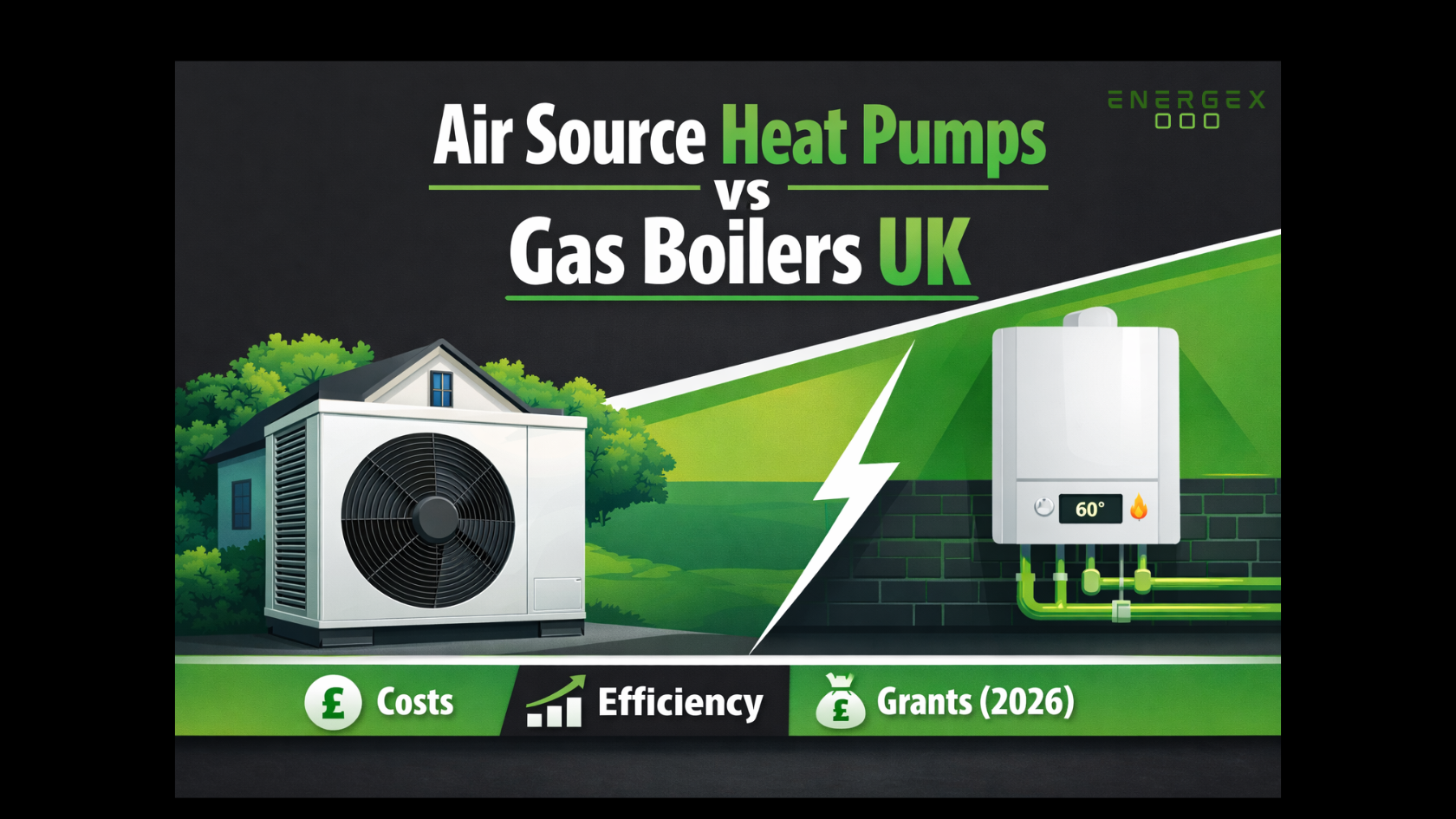Air Source Heat Pumps vs Gas Boilers UK | Costs, Efficiency & Grants (2026)
